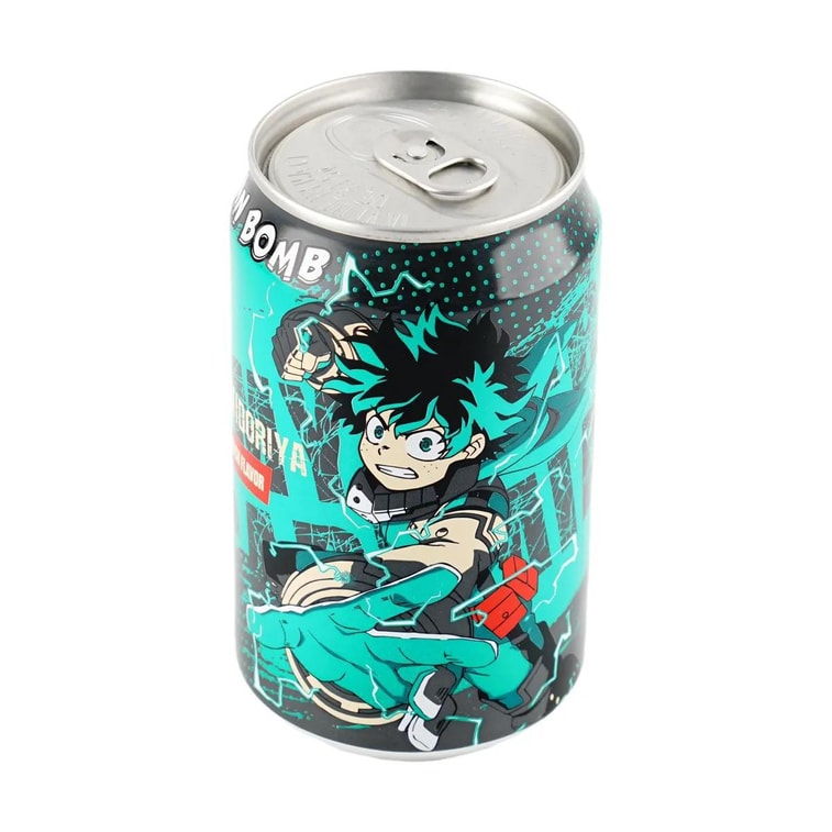 Ocean Bomb - Bevanda Gassata boku no hero Gusto Pesca(Midoriya) - 330ml ...