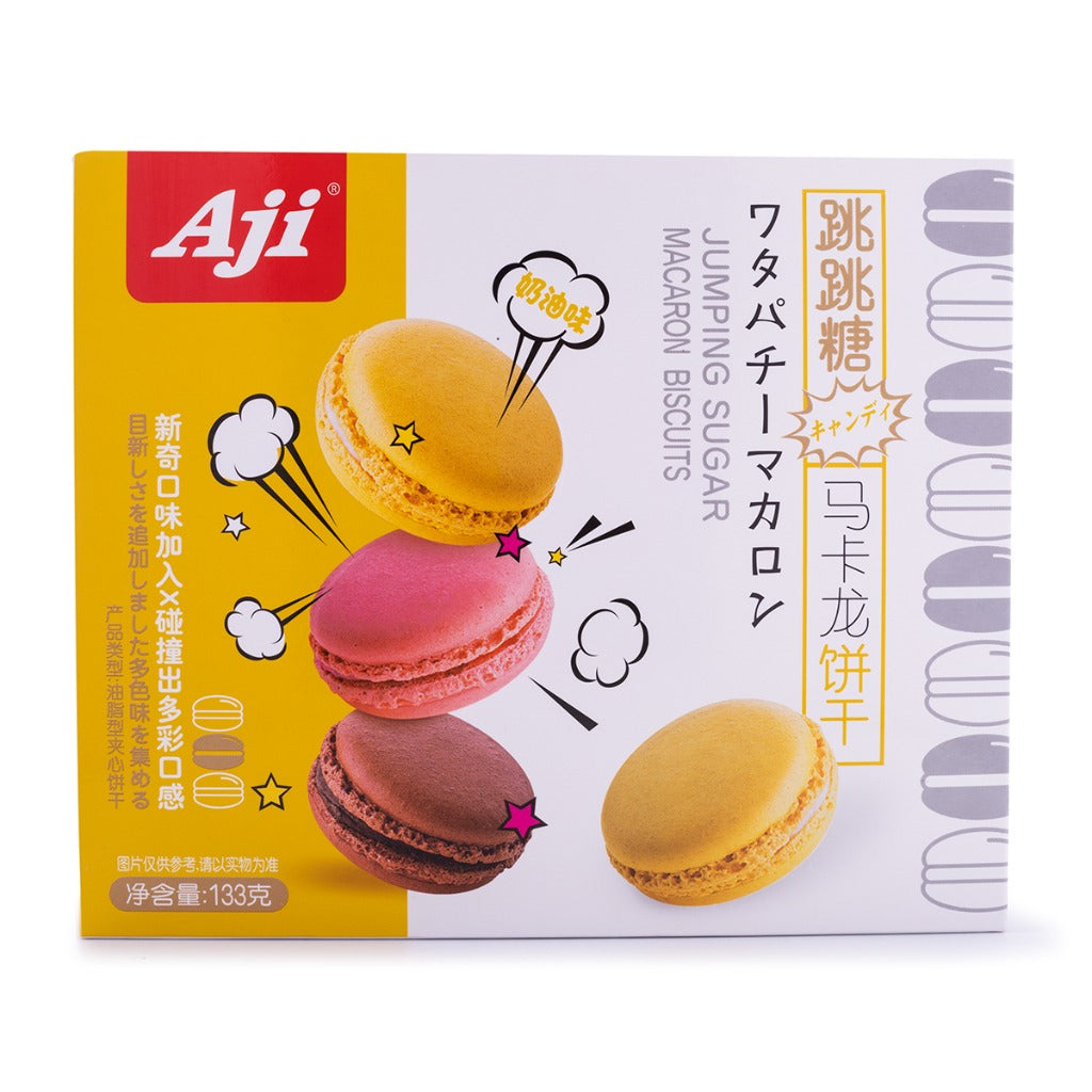 Aji biscotti Macaron Gusto Jumping sugar - 133g – Snack Dojo