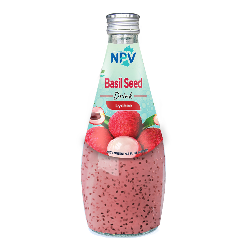 Basilok Bevanda ai semi di Basilico gusto Lychee - 290ml – Snack Dojo