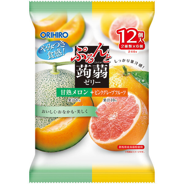 Orihiro Konjac Jelly (Melone e Pompelmo) - 240g – Snack Dojo