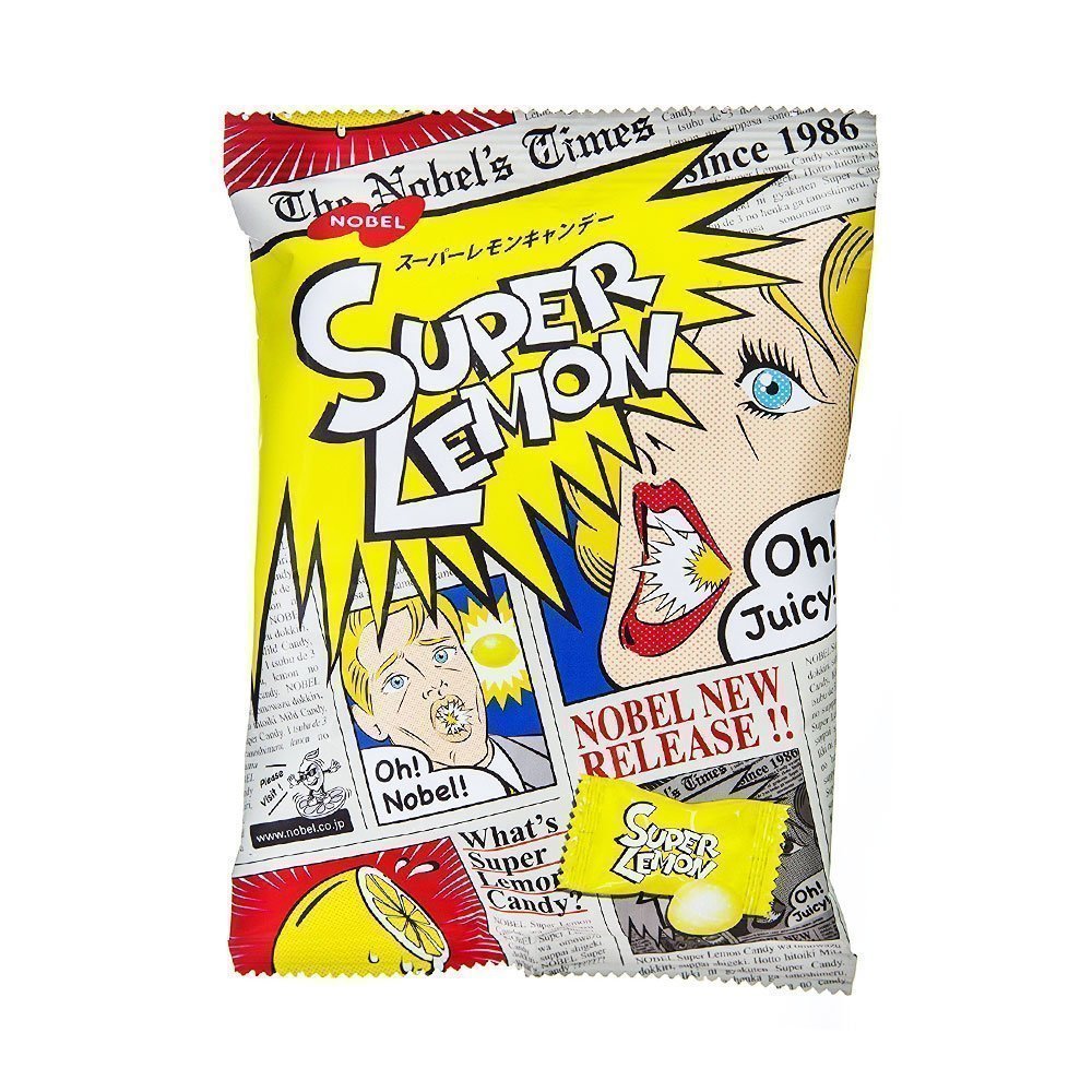 Nobel - Caramelle Super Candy Lemon - 88g – Snack Dojo
