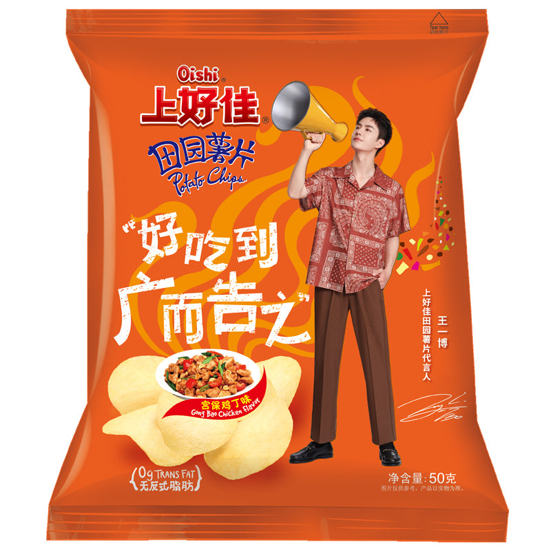 Oishi - Patatine Gong Bao Chicken (Pollo Saltato) - 50g – Snack Dojo